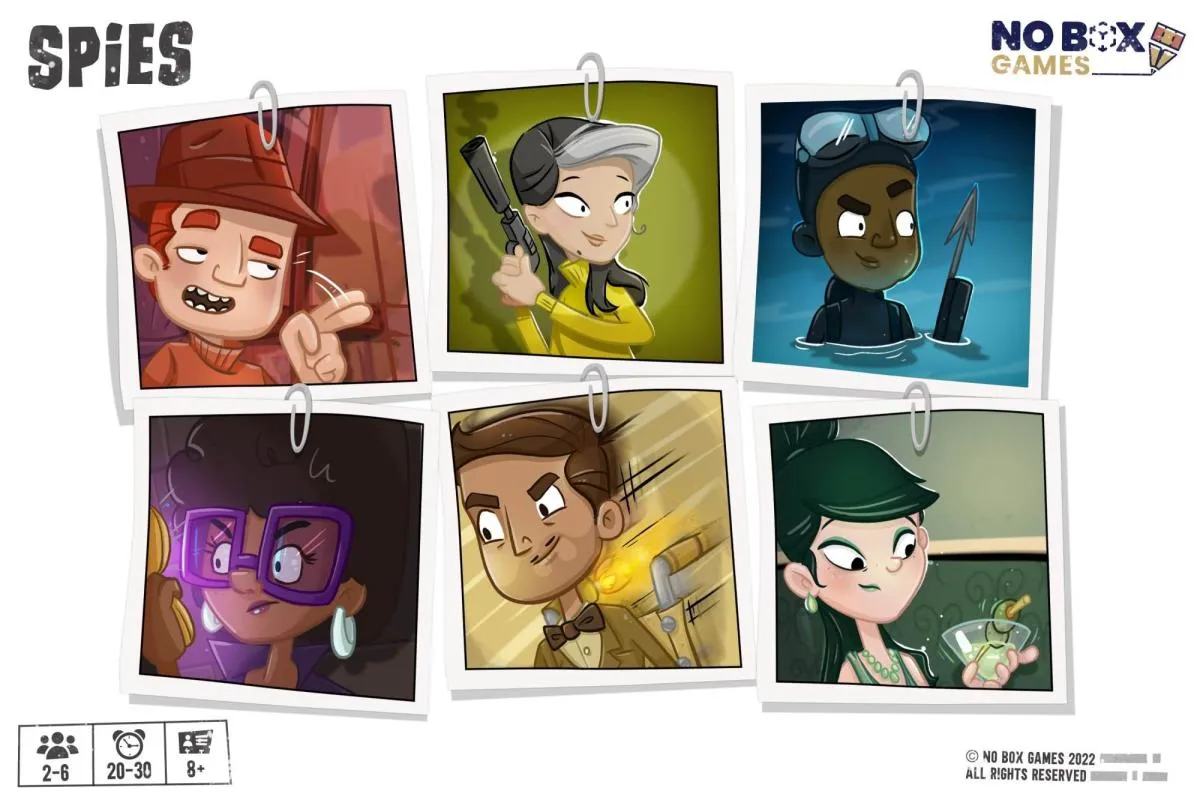 Spies - No Box Games
